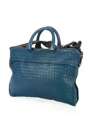Bottega Veneta Intrecciato Weave Briefcase Bag