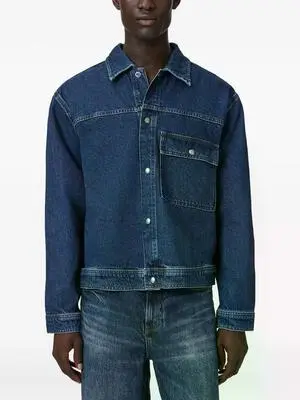 ALLSAINTS Cast Chest-pocket Denim Jacket - Blue