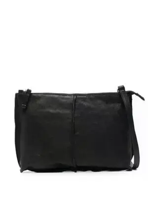 SOMMET Clark Leather Shoulder Bag - Black
