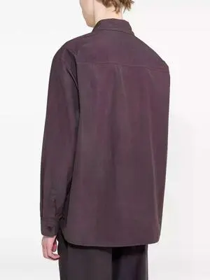 Auralee Garment-dyed Cotton Shirt