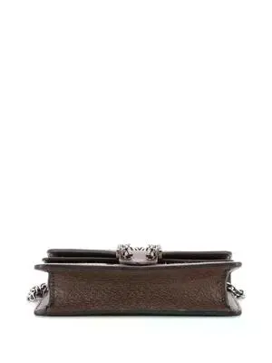 Gucci Dionysus Jumbo Gg Canvas Super Mini Crossbody Bag - Brown