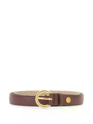 GIANNI CHIARINI Hammered Leather Padded Belt