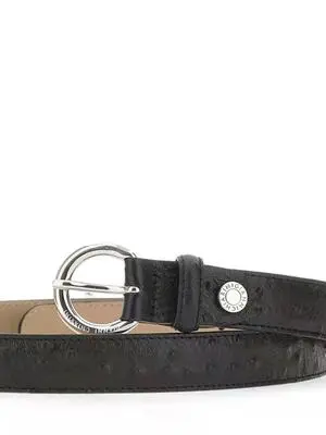 GIANNI CHIARINI Ostrich-effect Padded Belt