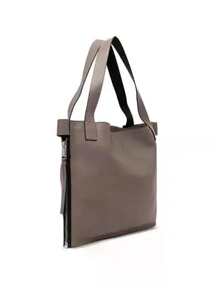 ALLSAINTS Marlo Leather Side-zip Tote Bag
