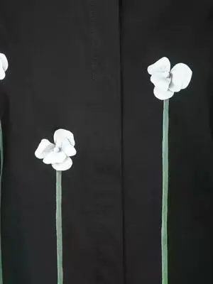 Moschino Floral Appliqué Shirt
