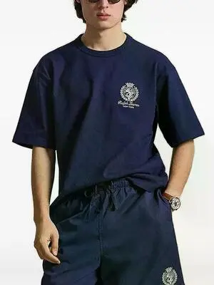 Polo Ralph Lauren Logo-embroidered T-shirt - Blue