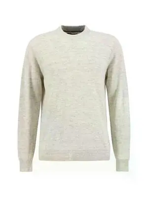 Barbour Flaxby Marl-effect Crew Neck Sweater - Neutrals
