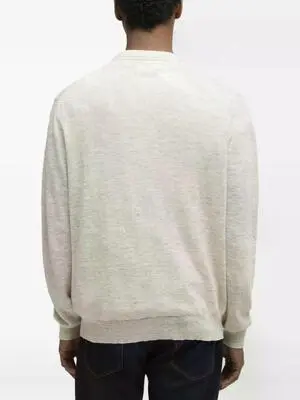 Barbour Flaxby Marl-effect Crew Neck Sweater