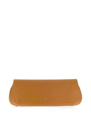Amina Muaddi Ami Logo-plaque Clutch Bag