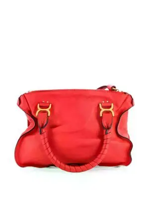 Chloé Marcie Medium Shoulder Bag - Red