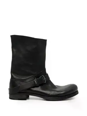 MA+ Buckle-strap Biker Boots