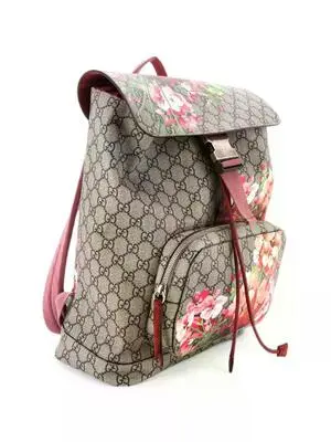 Gucci Gg Coated Canvas Backpack - Brown