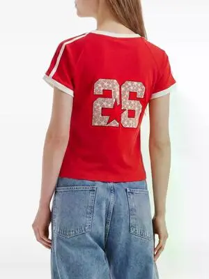 MINI CREAM Logo Print Raglan T-shirt