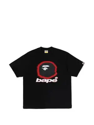 A BATHING APE Ape Head Logo-print T-shirt - Black