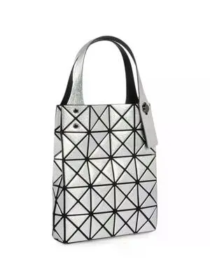 Issey Miyake Platinum Geometric-panel Tote Bag