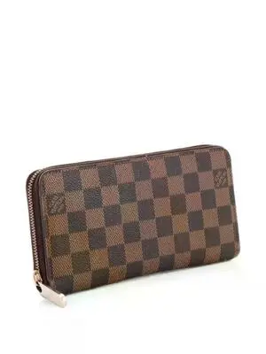 LOUIS VUITTON Zippy Wallet Damier Small Wallets - Brown