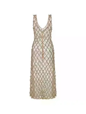 MARKARIAN Odette Embellished Midi Dress