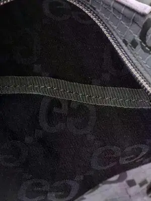 Gucci Ripstop Gg Nylon And Leather Belt Bag