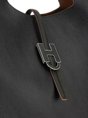 Hogan Trend Shopping Bag In Exposed-grained Leather