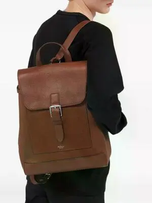 Mulberry Chiltern Grained-leather Backpack - Brown