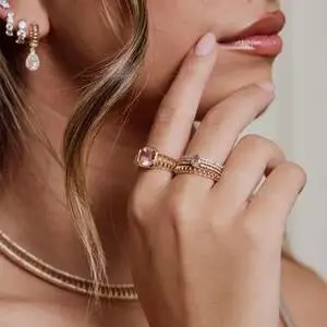 Duniya Soni Morganite And Yellow Gold Ring