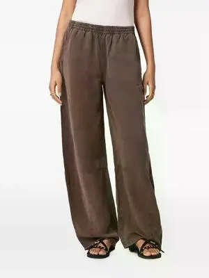 ALLSAINTS Jett Elasticated-waistband Wide-leg Trousers