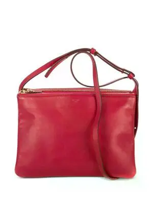 Celine Trio Cross Body Bag - Red