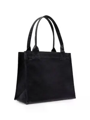GANNI Pony Print Tote Bag - Black