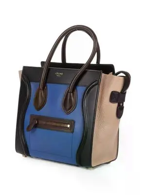 Celine Micro Luggage Tote Bag - Blue