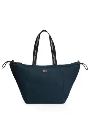Tommy Hilfiger Logo Patch Drawstring Tote Bag