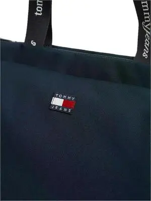 Tommy Hilfiger Logo Patch Drawstring Tote Bag