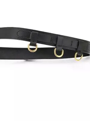 GIANNI CHIARINI Leather Belt With Charm Detail