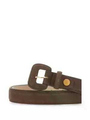 GIANNI CHIARINI Suede Buckle Belt