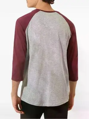 VANS Classic Heather Logo-print Raglan-sleeve T-shirt - Grey