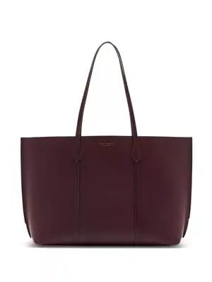 Tory Burch Perry Leather Tote Bag - Red