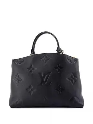LOUIS VUITTON Grand Palais Handbag Monogram Empreinte Giant Shoulder Bag - Black