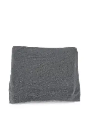 Botto Giuseppe Fringed Cashmere Scarf - Grey