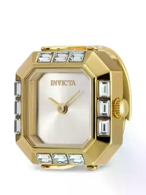 INVICTA Octagonal Crystal-embellished Watch - Silver