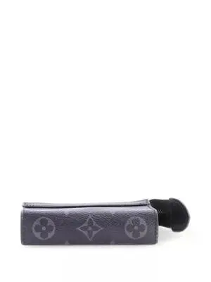 LOUIS VUITTON Voyage Key Monogram Eclipse Canvas Pouch
