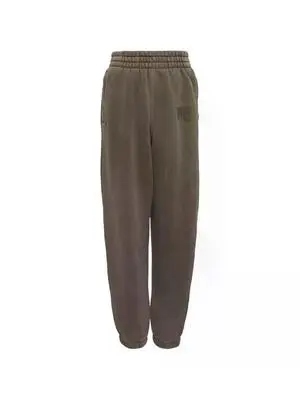Alexander Wang Logo Embroidered Track Pants - Brown