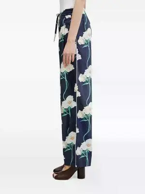 Kenzo Floral Print Drawstring Trousers