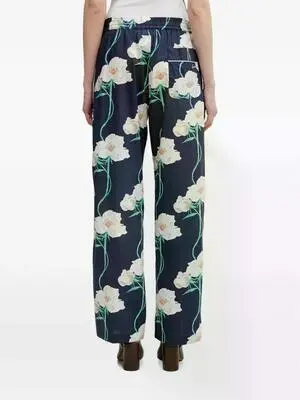 Kenzo Floral Print Drawstring Trousers