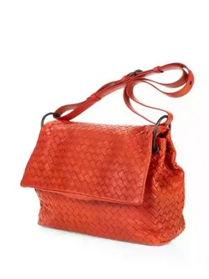 Bottega Veneta Intrecciato Weave Flap Shoulder Bag
