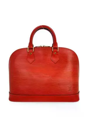 LOUIS VUITTON Epi Alma Tote Bag - Red