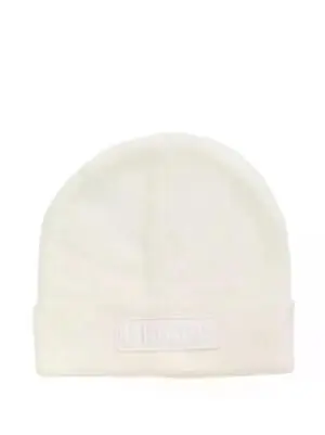 BLAUER. Cheshire Logo-patch Beanie Hat - Neutrals