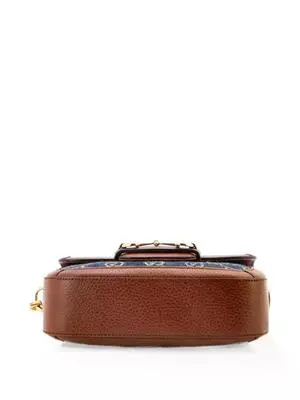 Gucci Horsebit 1955 Gg Denim Mini Shoulder Bag
