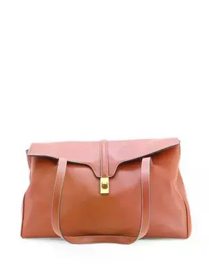 Celine Soft 16 Shoulder Bag In Smooth Calfskin - Brown