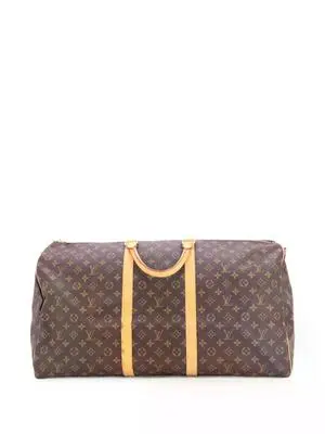 LOUIS VUITTON Keepall Bandoulière 60 Travel Bag Monogram Canvas