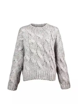 Brunello Cucinelli Cable-knit Sweater - Grey