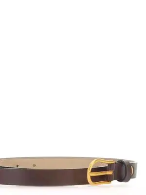 GIANNI CHIARINI Logo Leather Belt